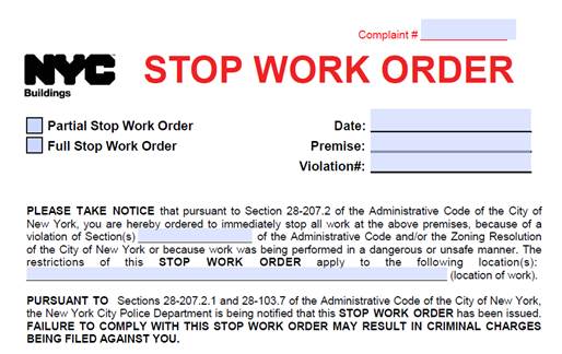 Stop Work Orders In Construction The Impact On ROI MyComply